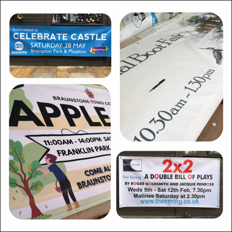 Re-Usable Vinyl Banners For Promoting Regular Events